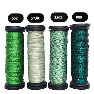Very Fine #4 Braid by Kreinik, Kreinik Metallic Floss, Shiny Floss ...