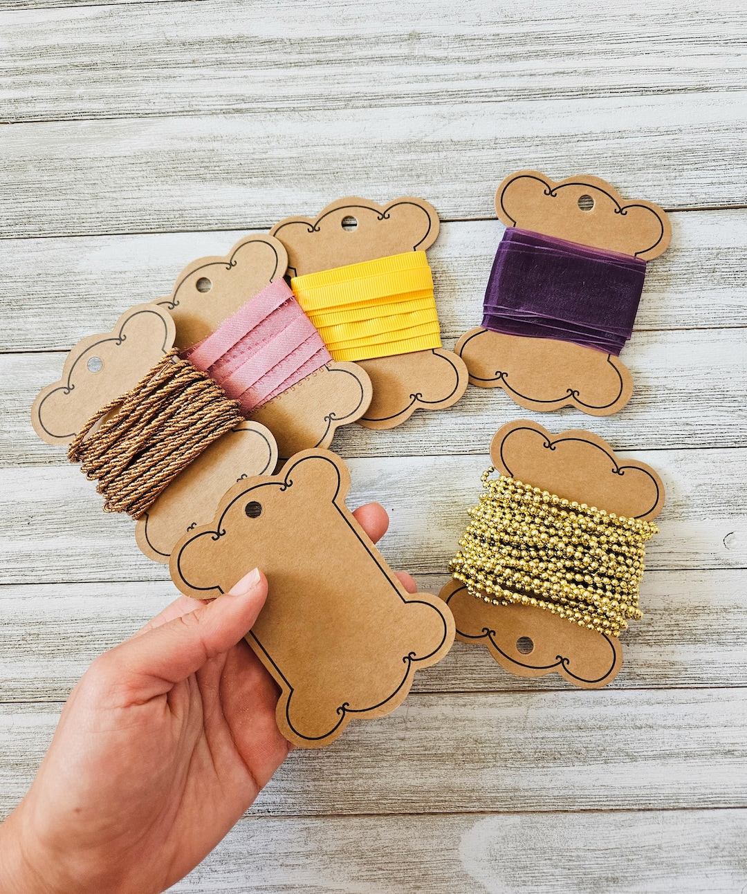 Ribbon Spool 10pcs or 20 Pcs - Each Card Measures 4" X 2.5"/ Embroidery ...