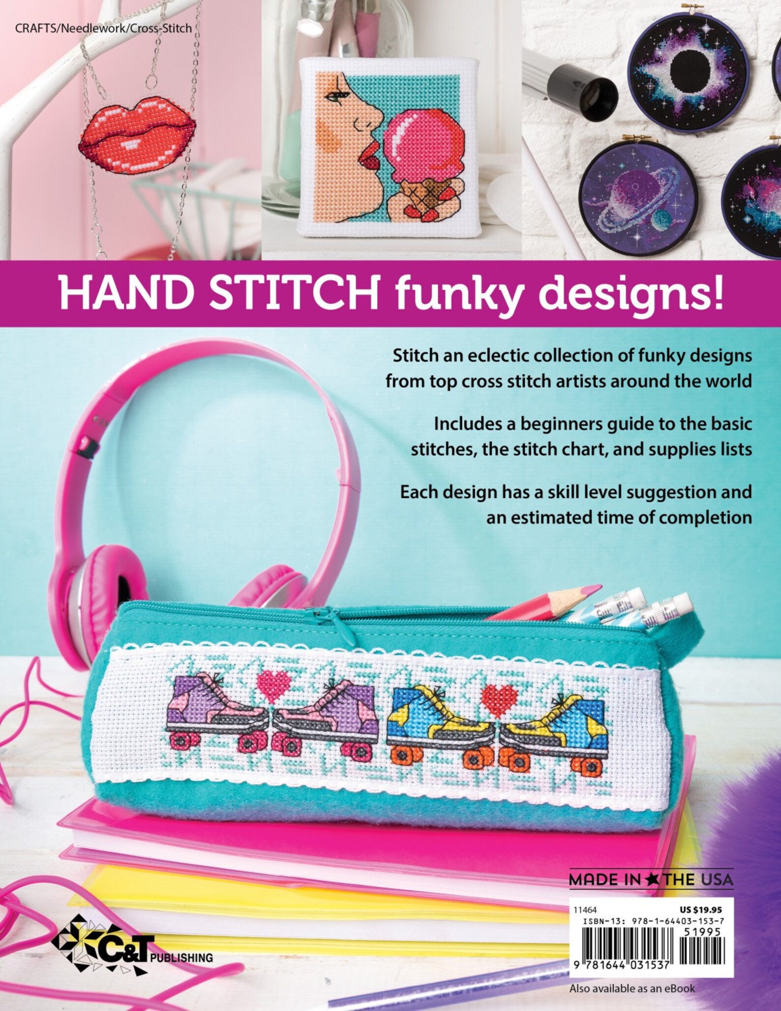 Book: Fun & Funky Cross Stitch, Modern Cross Stitch, Fun Cross Stitch ...
