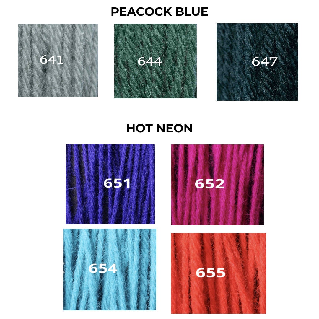 CREWEL WOOL (2ply) by Appletons - Crewel Skein 25m/ FLAT Shipping ...