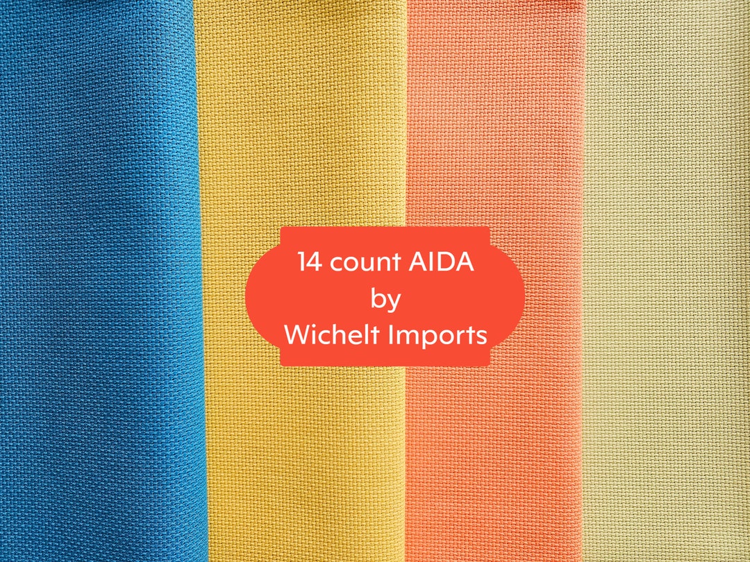 14ct Aida Fabric by Wichelt Imports 18" X 16.5" (46cm X 42cm) - Aida ...