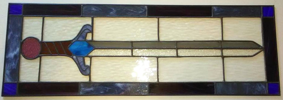 Winchester Mystery House Stained Glass Sword | Etsy