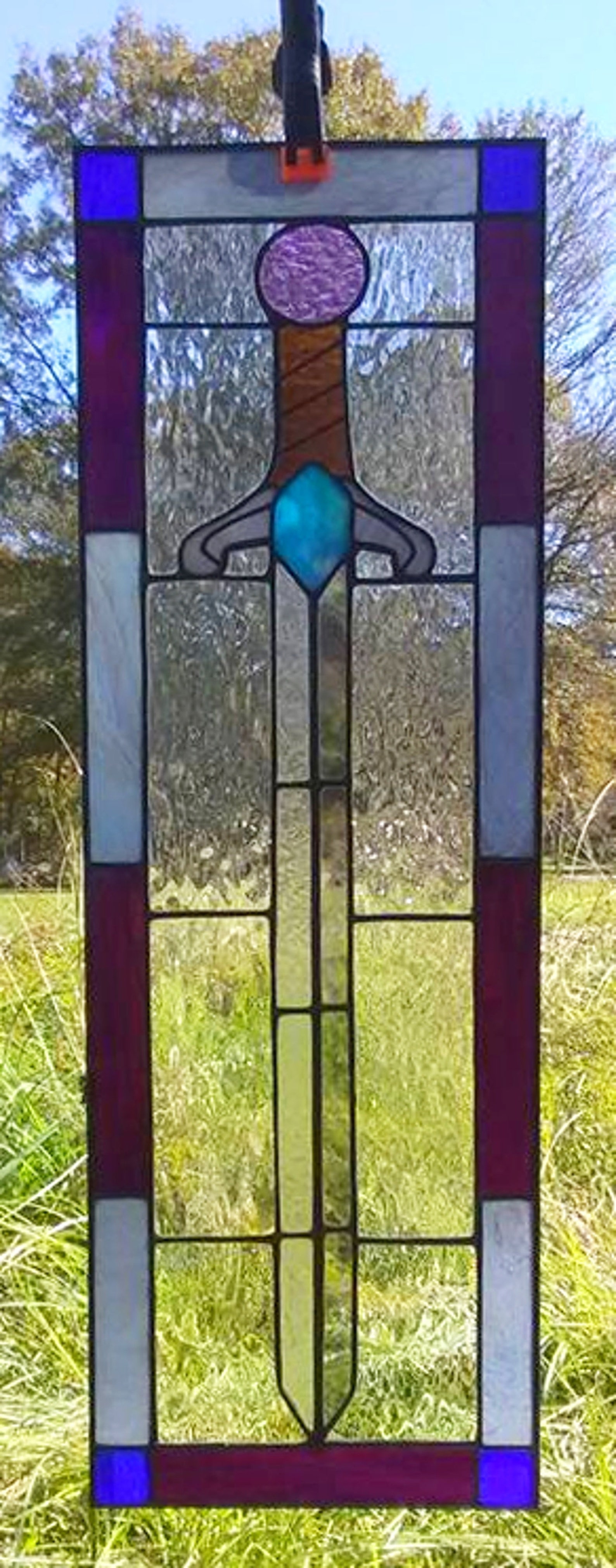 Winchester Mystery House Stained Glass Sword | Etsy