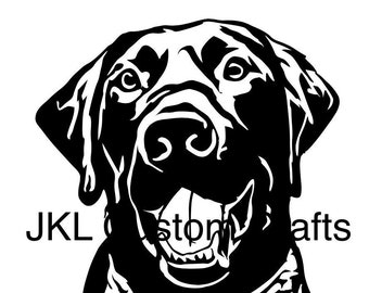 Chocolate Lab Svg | Etsy