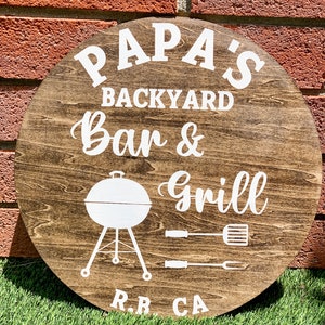 Personalized Father’s Day Gift/ Gift for Dad or Grandpa/ Custom Outdoor ...