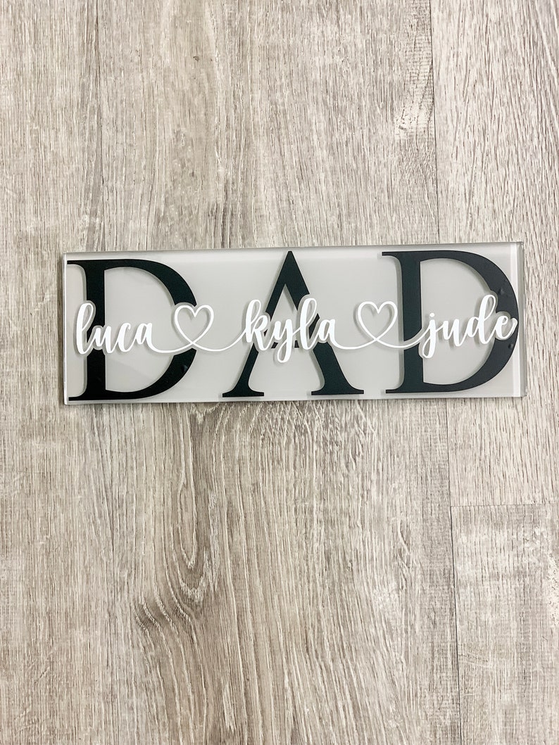Personalized Father’s Day Gift/ Custom Dad Tiles With Name ...