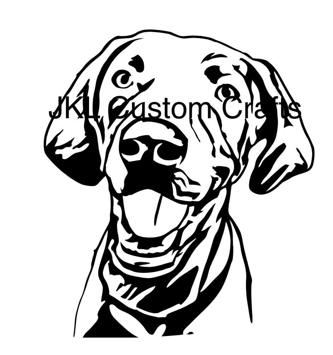 Weimaraner Lab SVG/ Chocolate Lab SVG/ Black Lab Svg/ Yellow Lab Svg ...