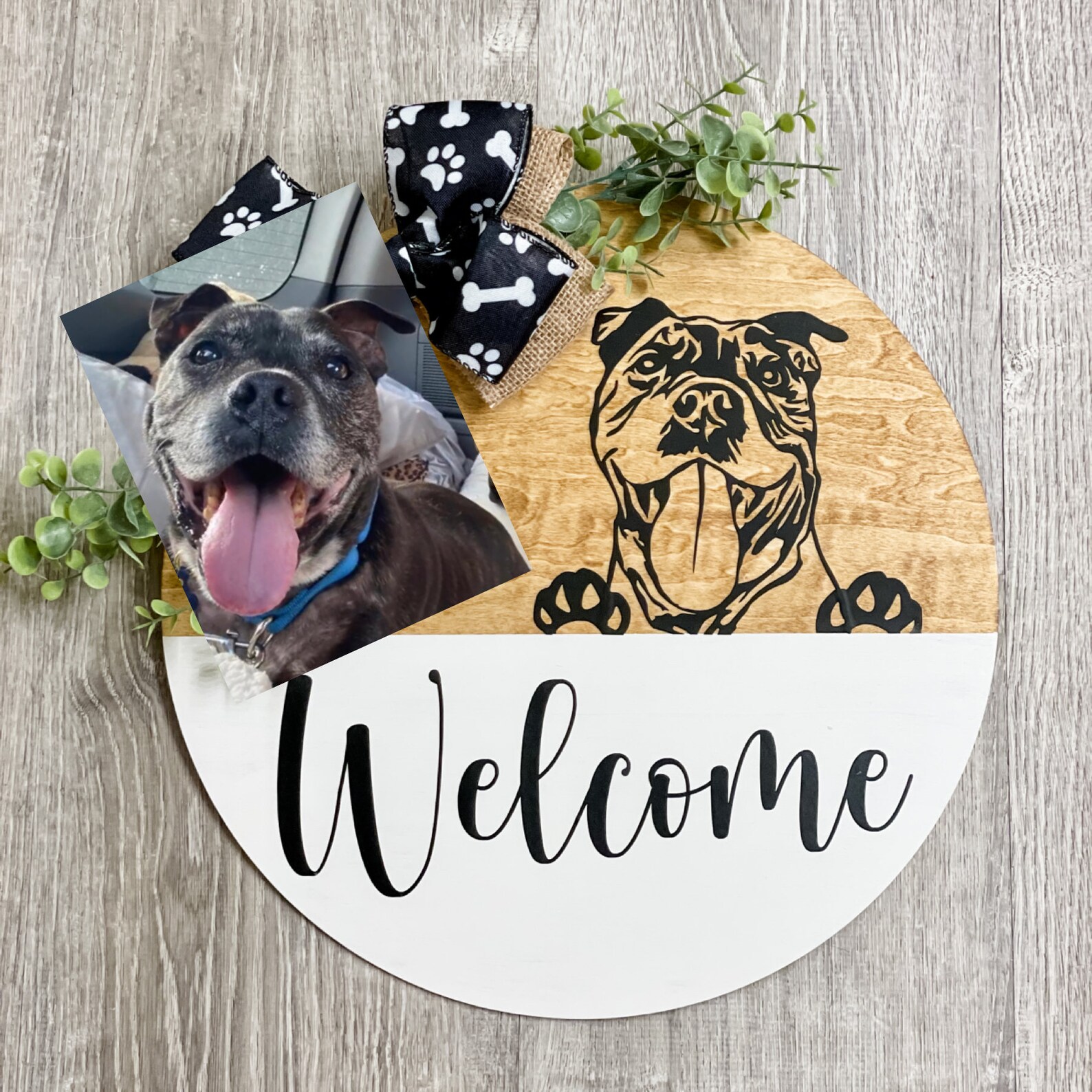 Pet Welcome Sign Pet Welcome Door Hanger Pet Portrait - Etsy