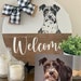Dog Welcome Sign Dog Door Hanger Personalized Welcome Sign - Etsy