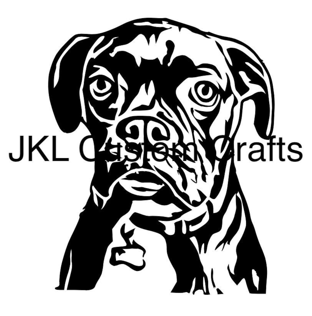 Boxer SVG/ Dog SVG/ Dog Svg Ornament/ Pet Svg Cricut/ Dog Svg Designs ...