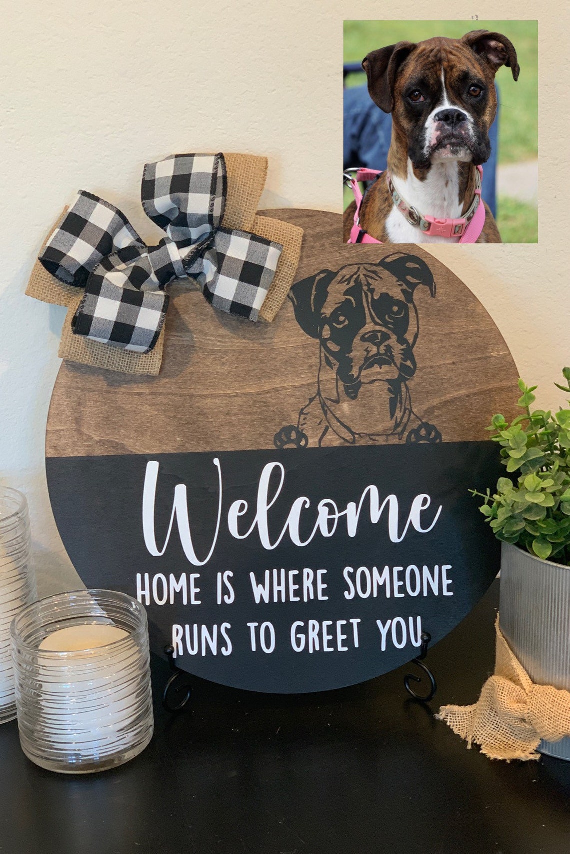 Interchangeable Pet Welcome Sign/ Welcome Home Sign/ Pet House - Etsy