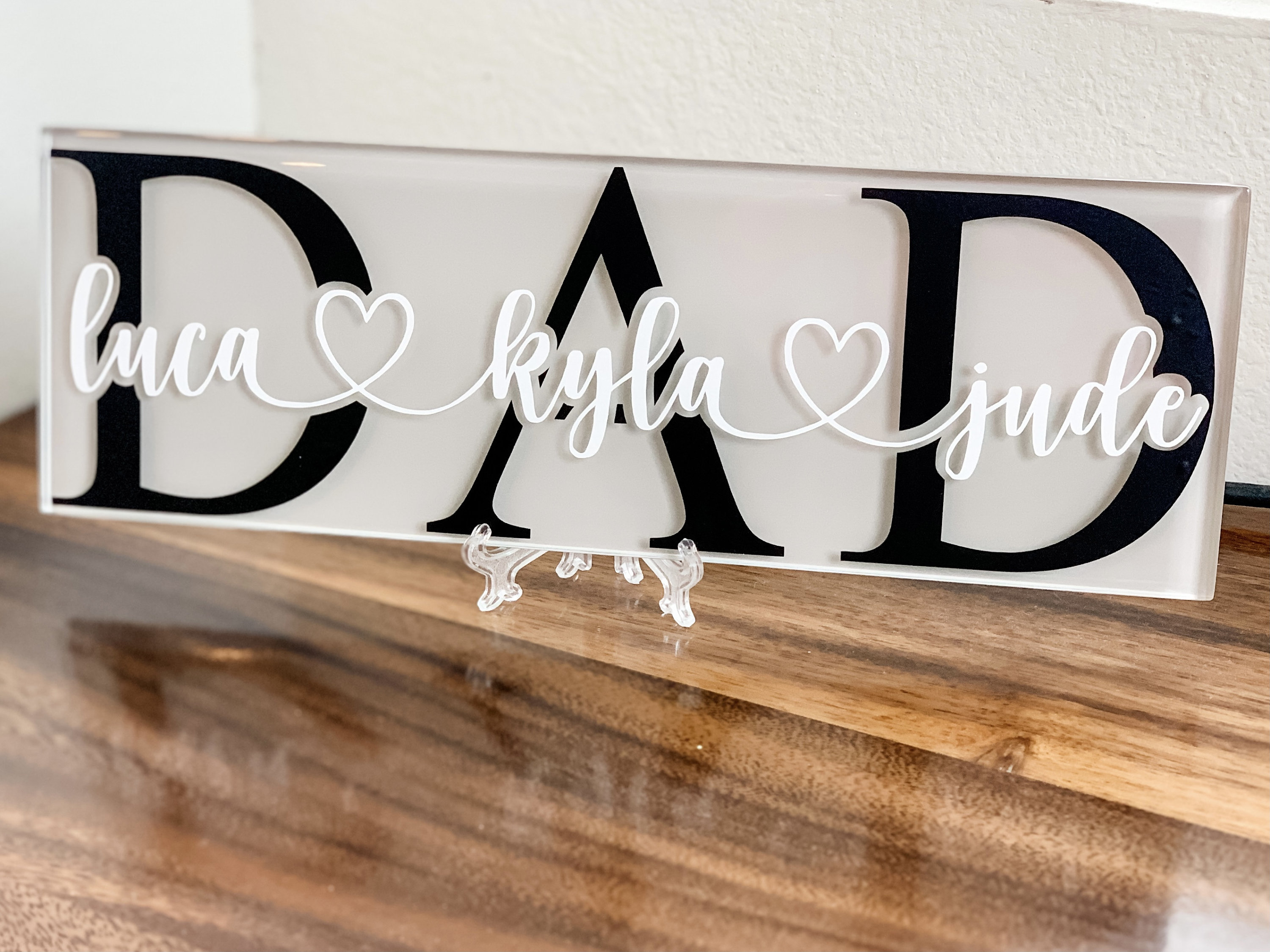 Personalized Father’s Day Gift/ Custom Dad Tiles With Name ...