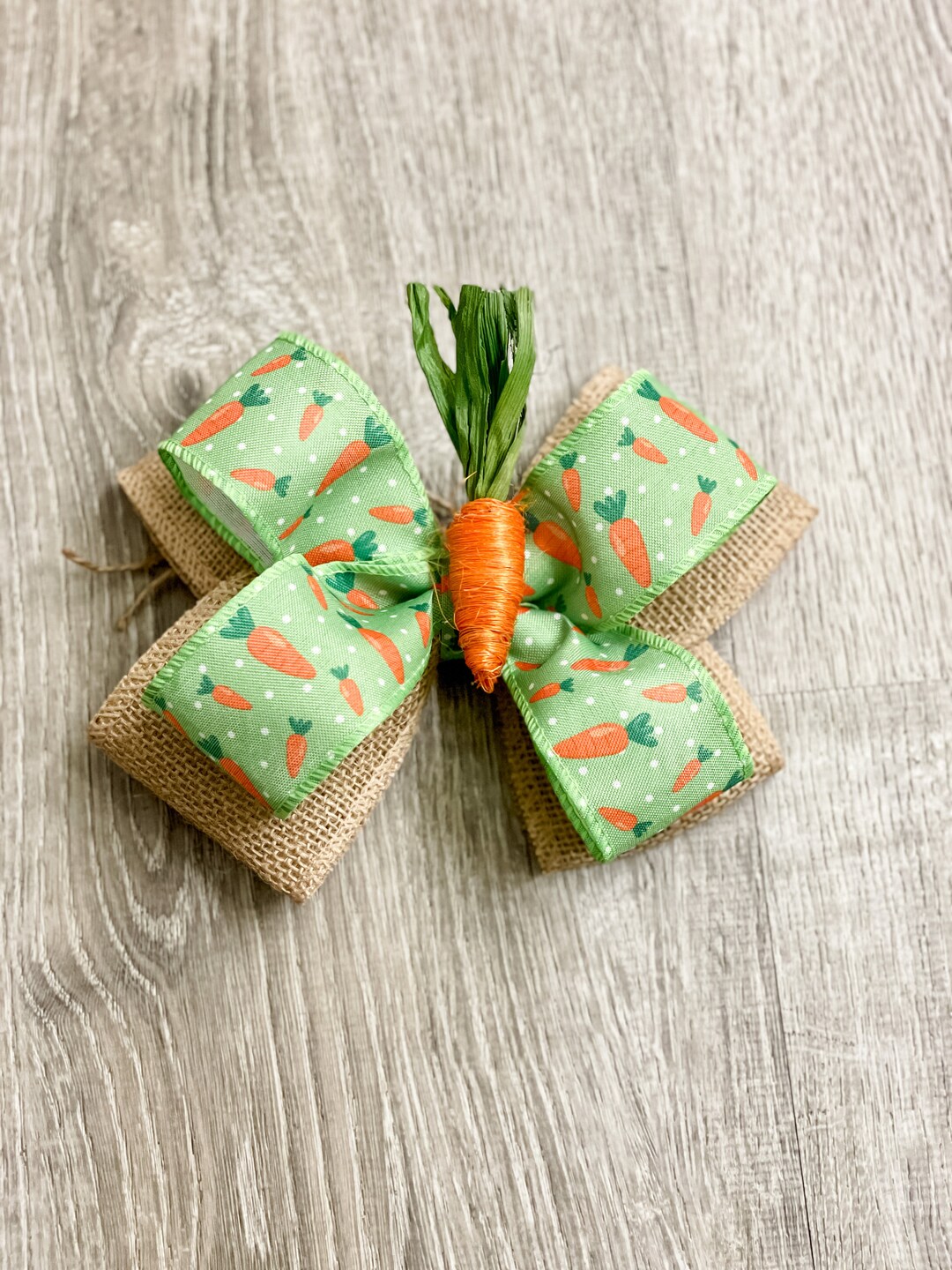 Spring Easter Bow/ Easter Carrot Bow/ Easter Carrot Decor/ Spring ...