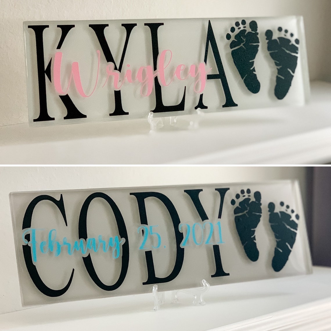 Decorative Unique Baby Name Gift/ Custom Nursery Decor/ - Etsy