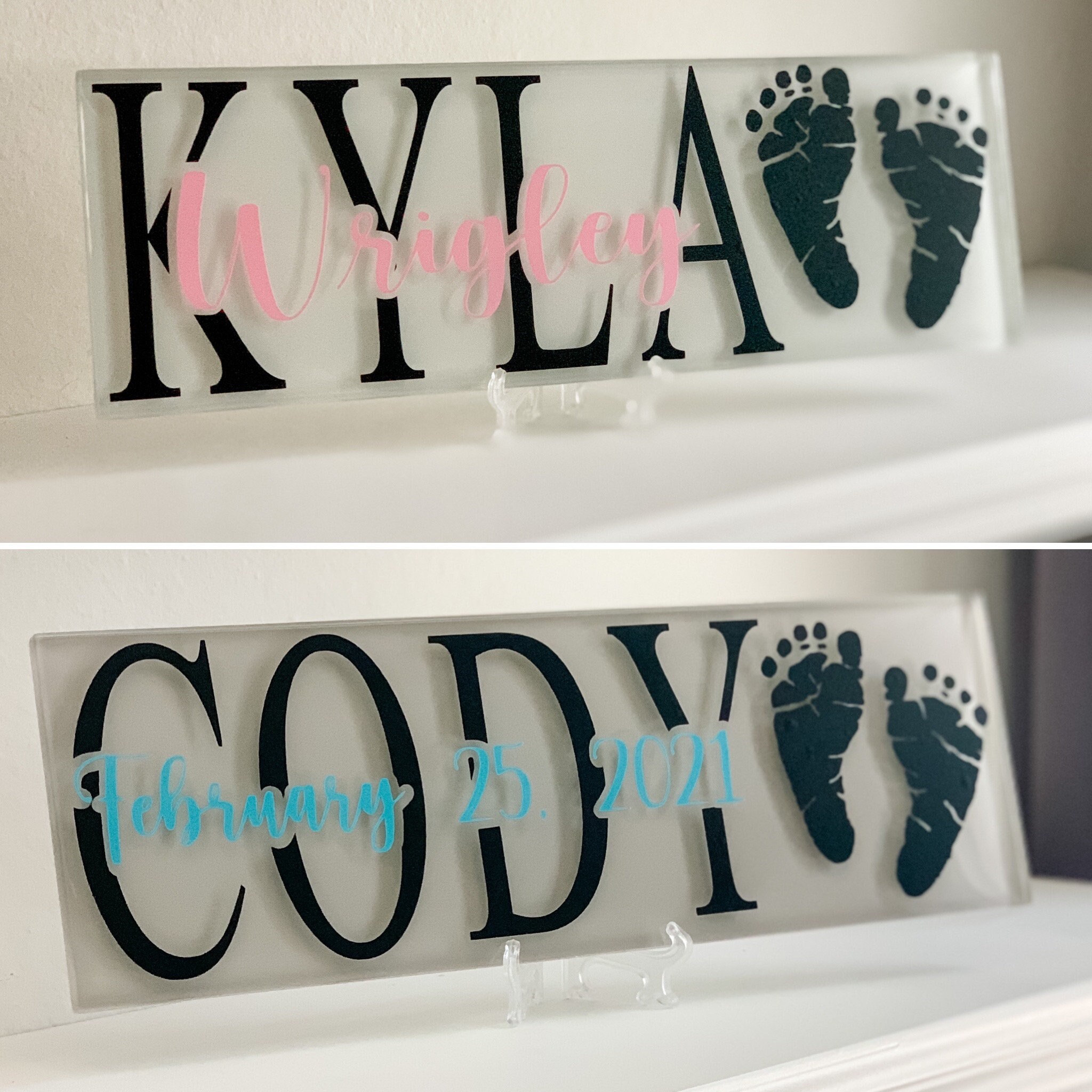 Decorative Unique Baby Name Gift/ Custom Nursery Decor/ Personalized ...