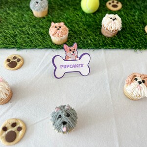 Puppy Party Food Labels, Dog Party Place Cards, Dog Food Cards, Dog ...