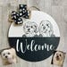 Pet Welcome Sign/ Dog Welcome Sign/ Pet Portrait Door Sign ...