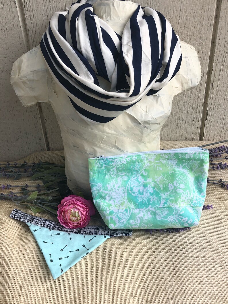 Denim Sweater Knit Aromatherapy Infinity Scarf /FREE SHIPPING - Etsy