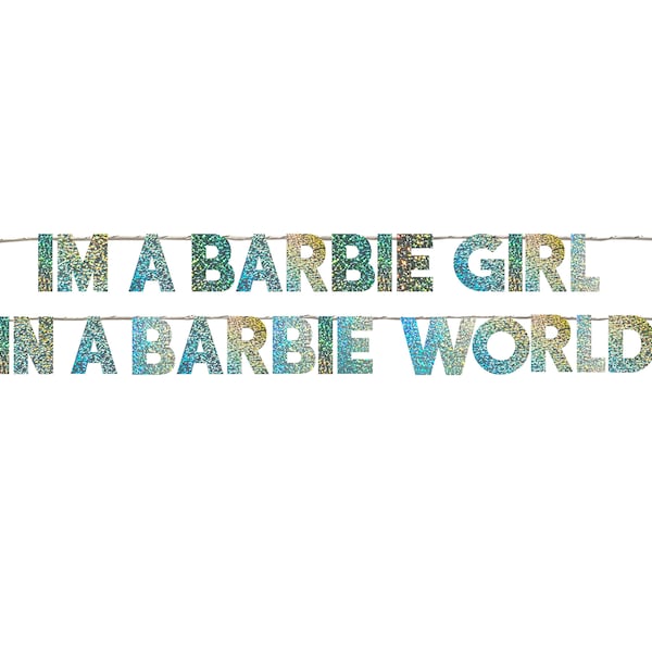 Barbie Banner - Etsy