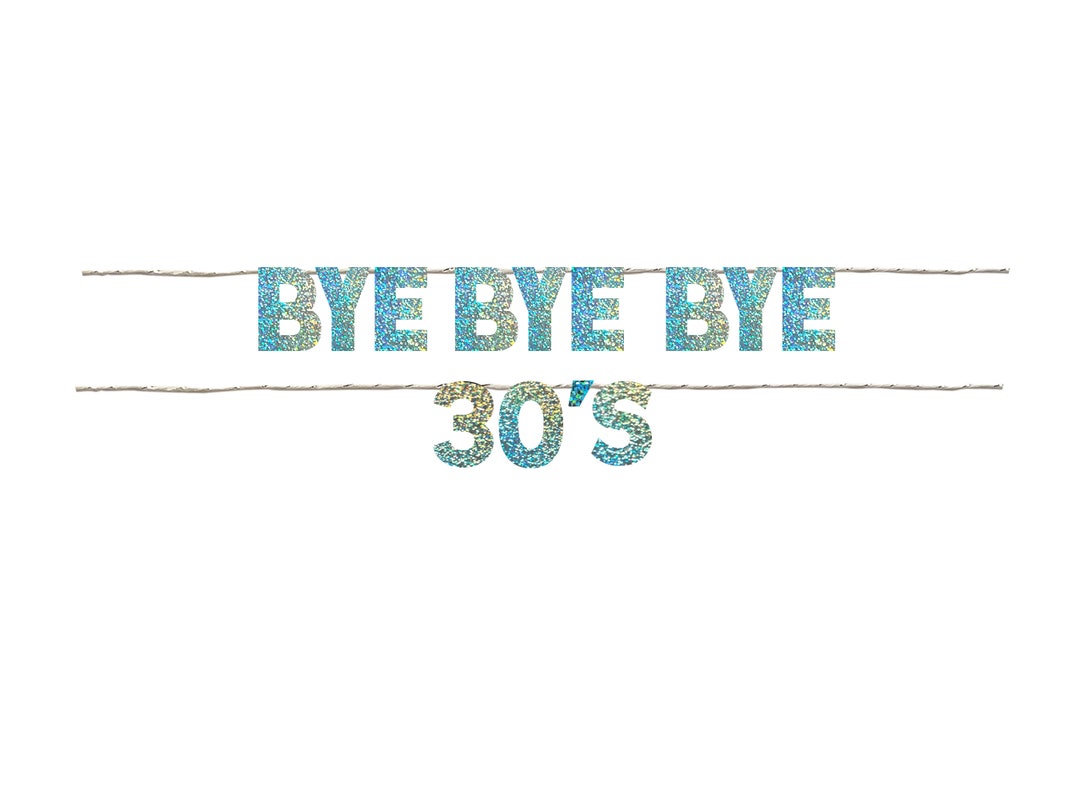 BYE BYE BYE 30s Nsync Party 90s Party Garland Party Sign - Etsy