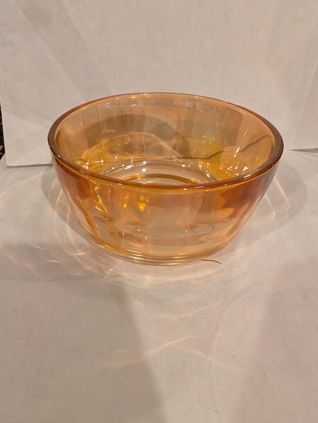 Jeanette Glass Iridescent Carnival Poodle Powder Box Dish "base" - Etsy