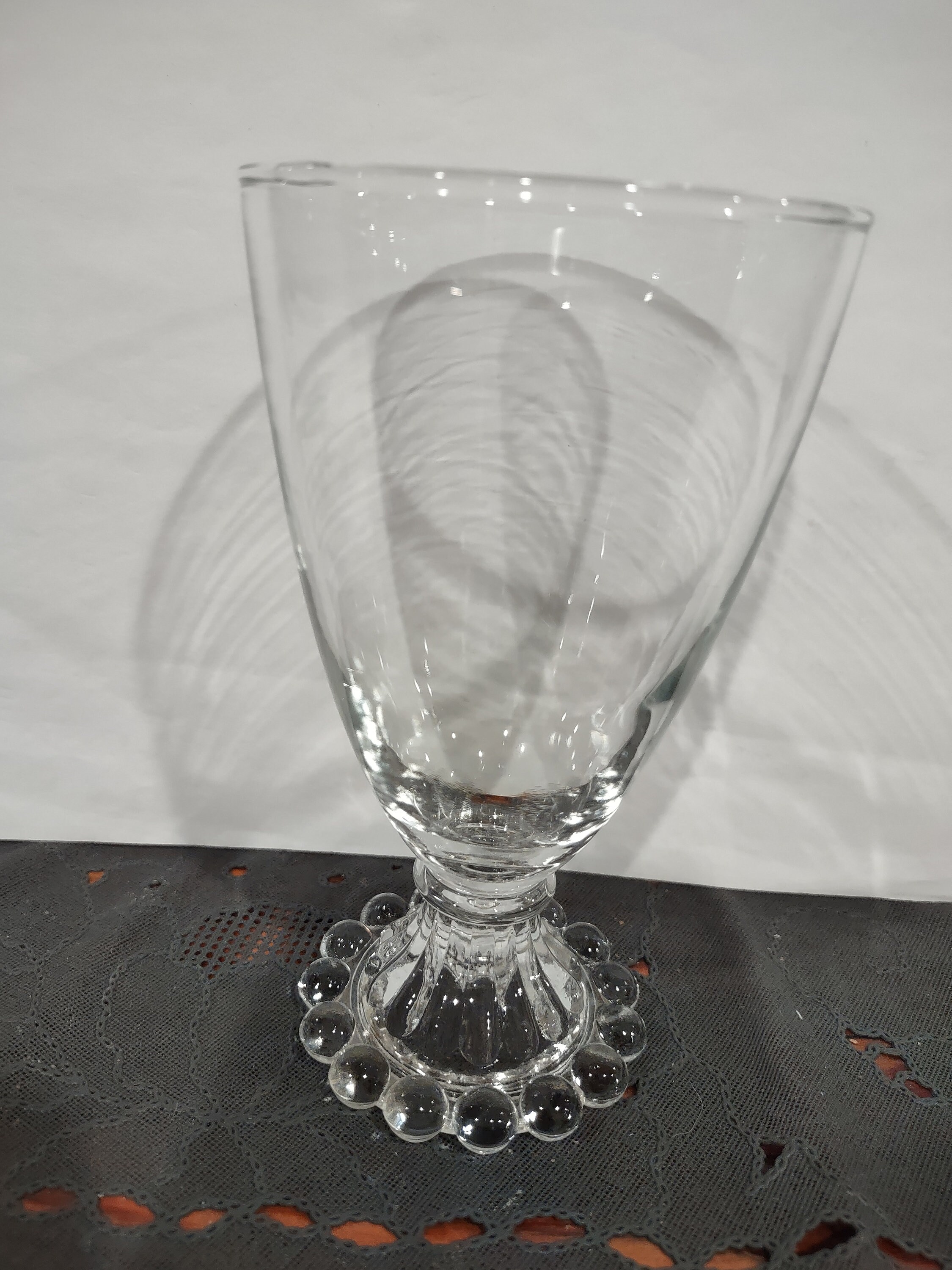 Anchor Hocking Boopie Beaded Glassware Wine/water Glasses - Etsy