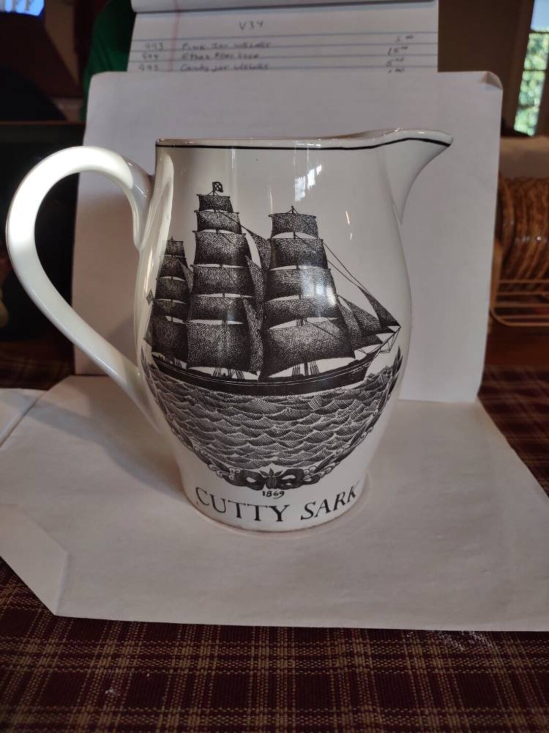 Captain John Willis "cutty Sark" Pitcher - Etsy