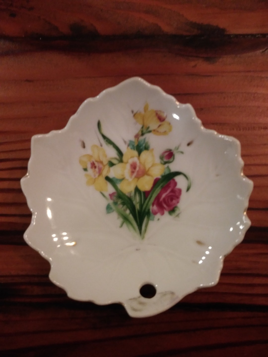 Vintage Nasco Hand Painted Floral Plate - Etsy