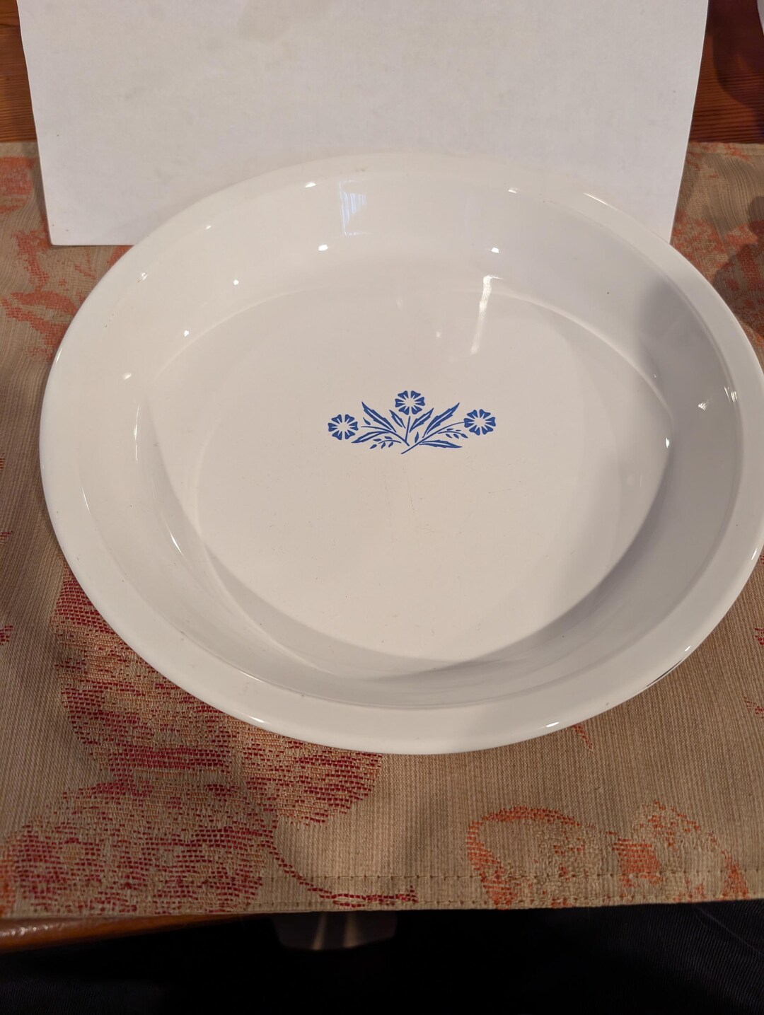 Corning Ware Cornflower 9 Inch Pie Plate P-309 With Older Back Stamp - Etsy