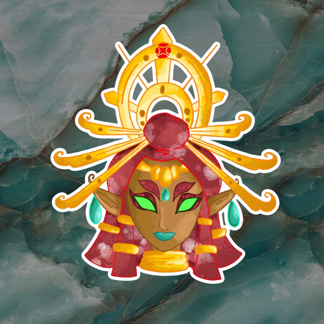 Riju 3.5 Vinyl Zelda Sticker Decal HOLO Warrior Princess, Sticker ...