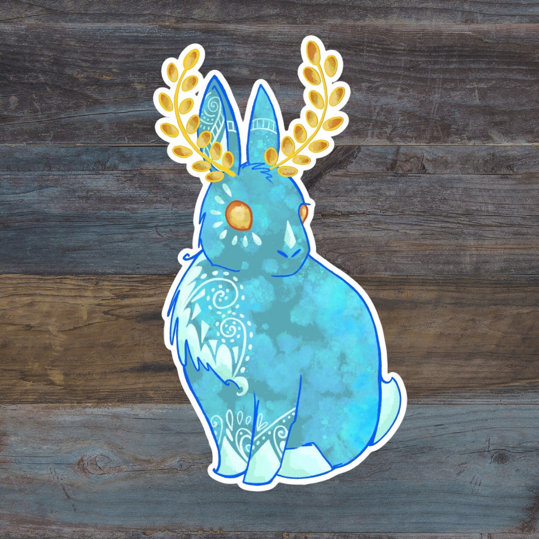 Blupee Bunny Sticker 3.5 Vinyl Decal Fantasy Gift, Zelda Inspired ...