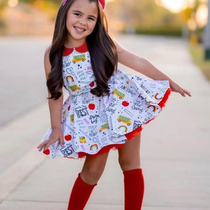 Girls Back to School Dress, School Dress for Girls, Girls Back to Girl ...