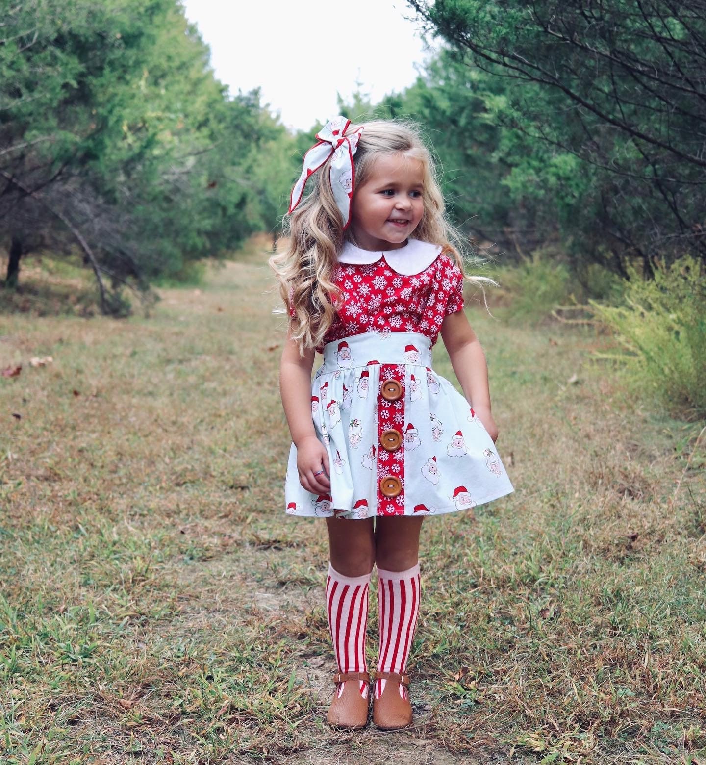 Santa Dress Girls Size 7