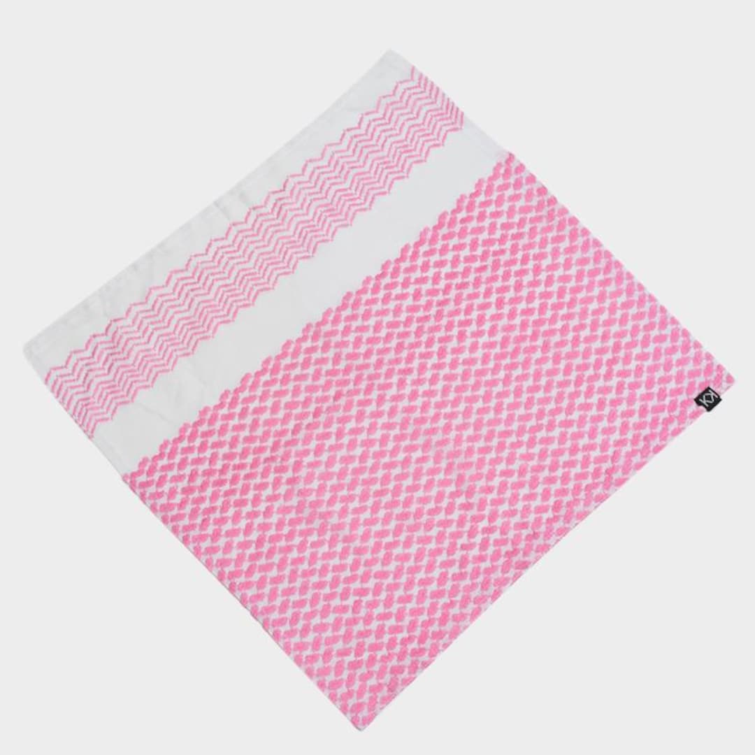 Amaal Pink Keffiyeh Bandana - Authentic Pink Kufiya Bandana - Etsy