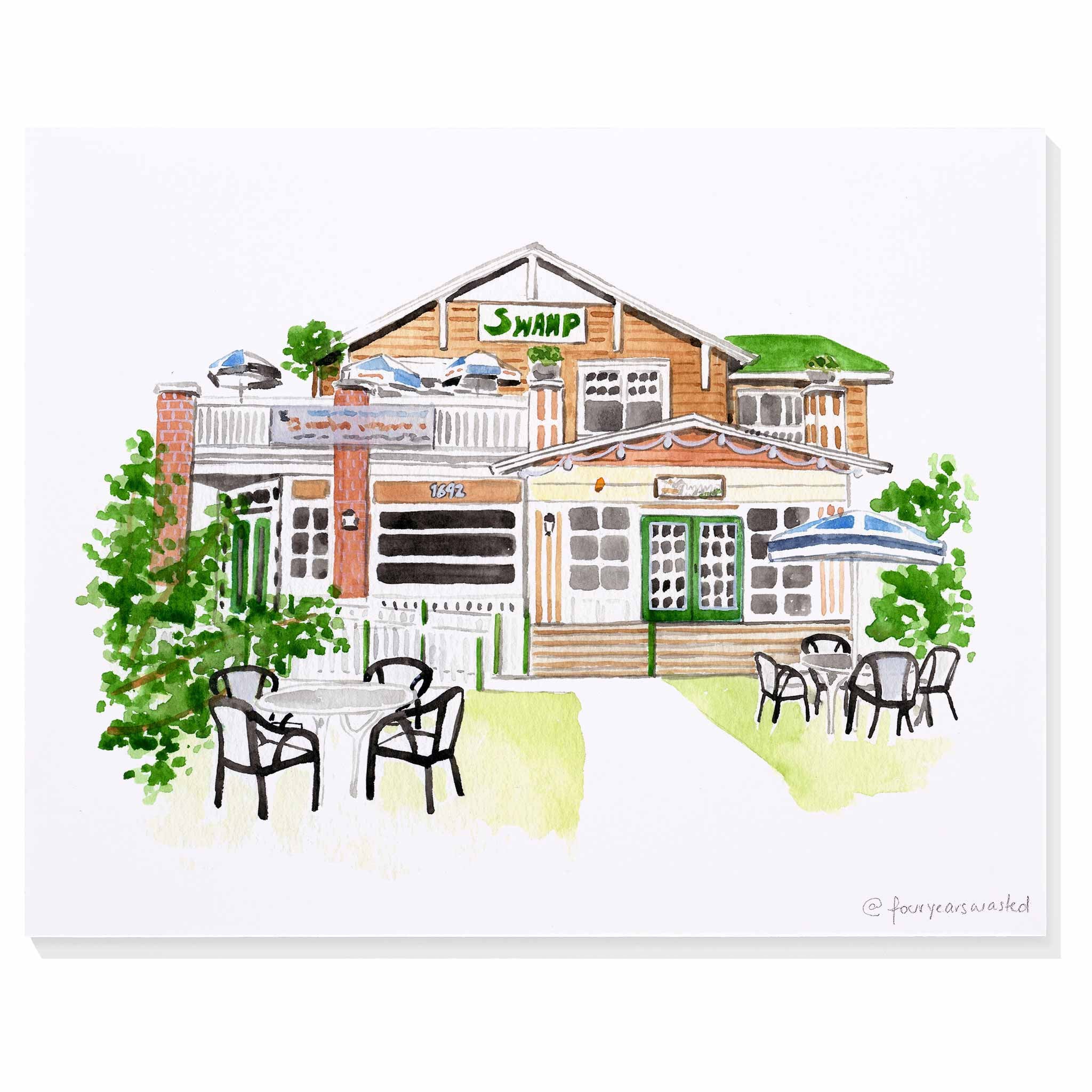 The Swamp Restaurant (university of Florida - Gainsville, FL) - Etsy