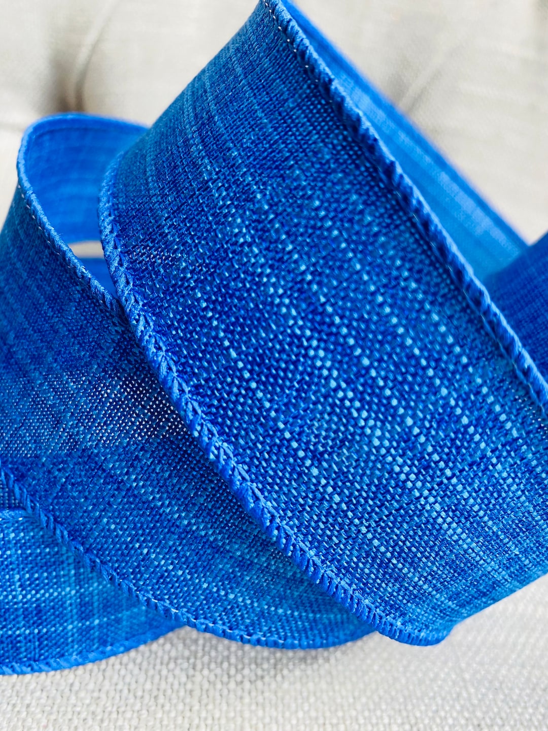 9 Meter Wire Edged Ribbon Royal Blue, 1.5 Wide, Perfect Wreath Ribbon ...