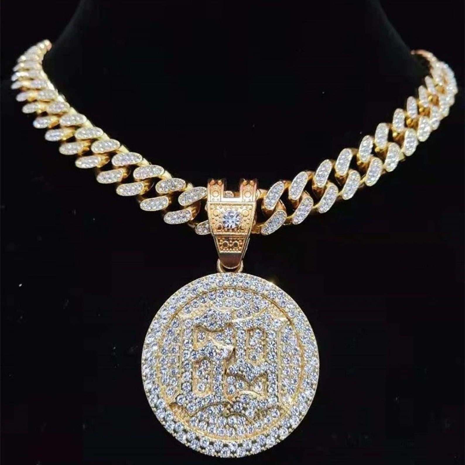 Men Women Hip Hop 6ix9ine Rapper Pendant Necklace With 13mm | Etsy