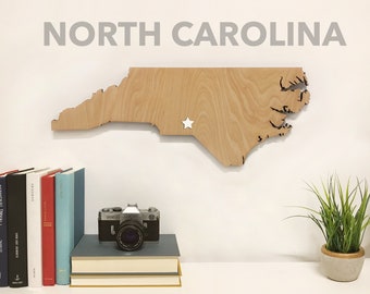 Wooden Nc State Sign - Etsy