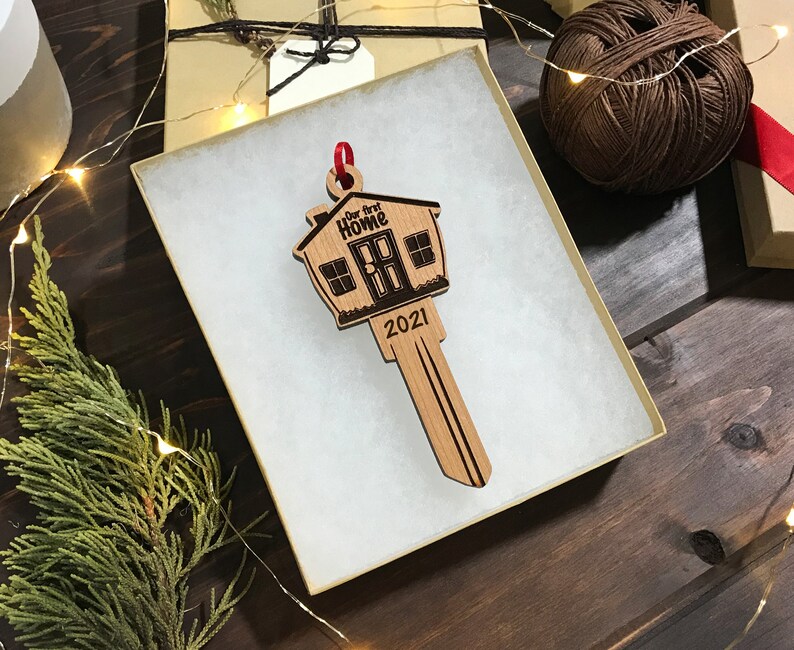 Key Shape Ornament New Home Ornament 2022 New House Ornament - Etsy