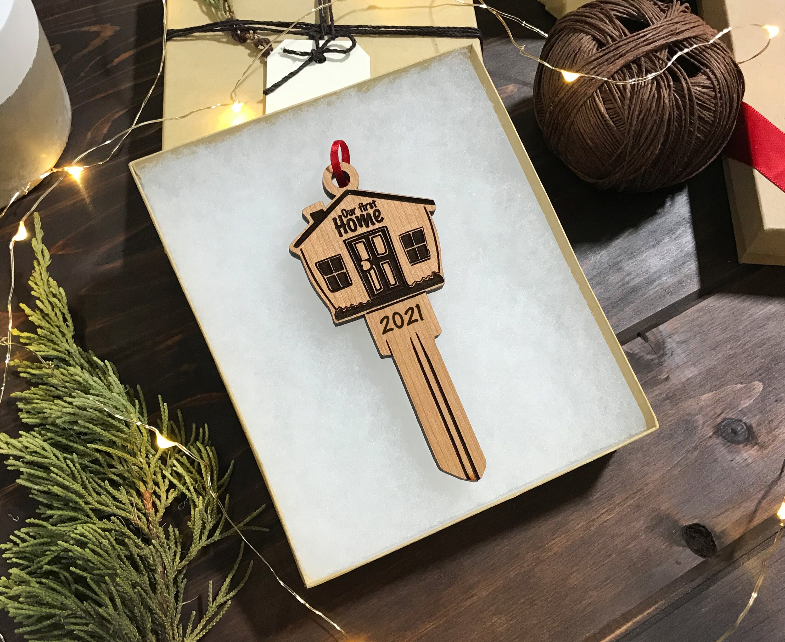 Key Shape Ornament New Home Ornament 2022 New House Ornament - Etsy