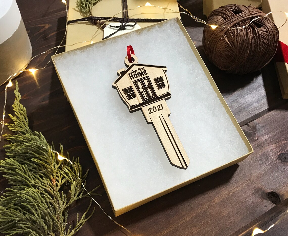 Key Shape Ornament New Home Ornament 2022 New House Ornament - Etsy