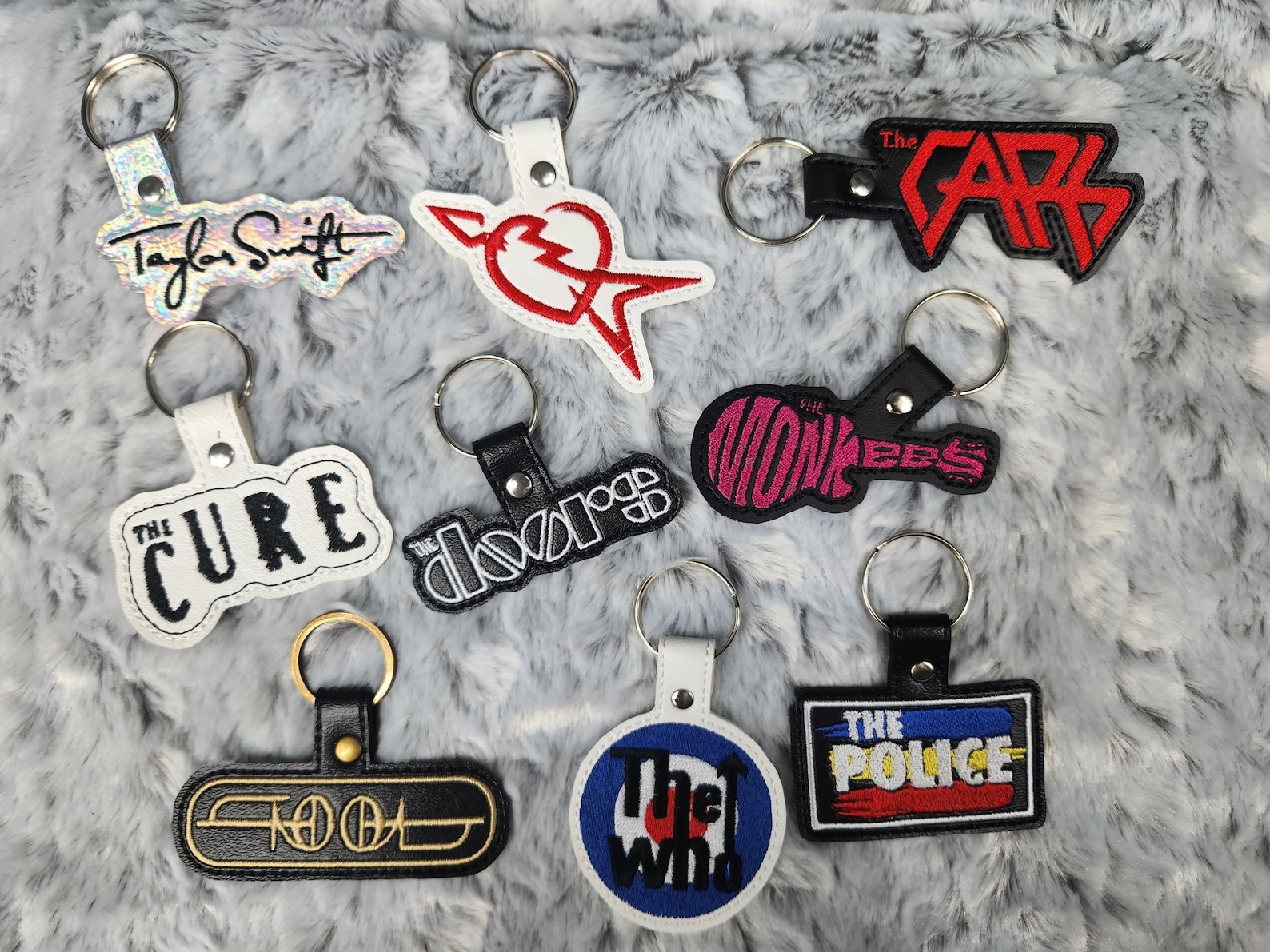 Band Key Fobs R-Z - Etsy