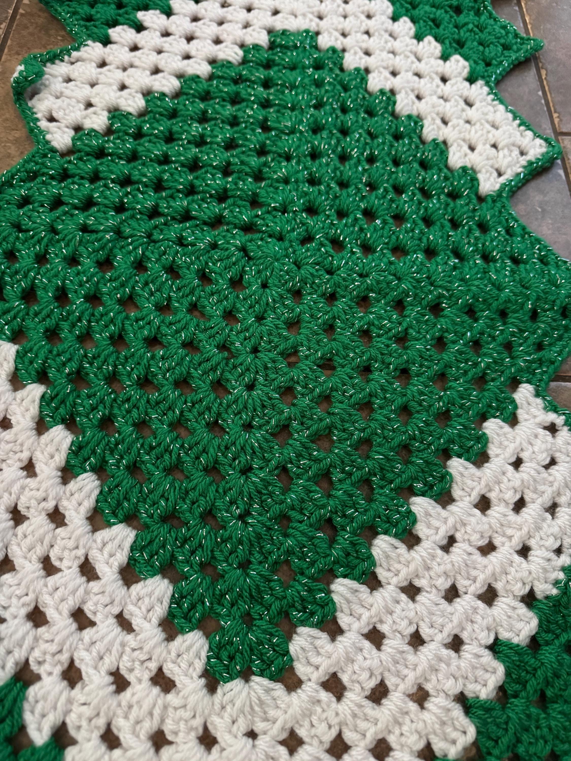 St. Patty’s Day Granny Square Table Runner. Measures 57x16. - Etsy
