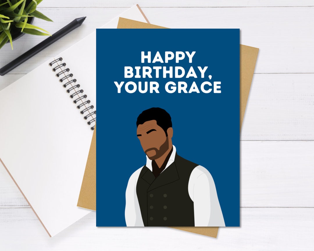 Bridgerton Duke Birthday Card Cute & Unique Greeting Card, Birthday ...