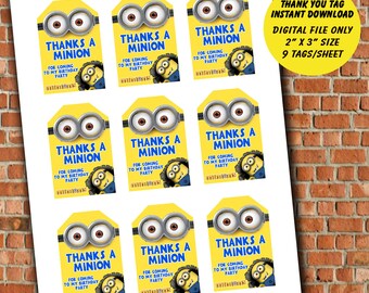 Minions favors | Etsy