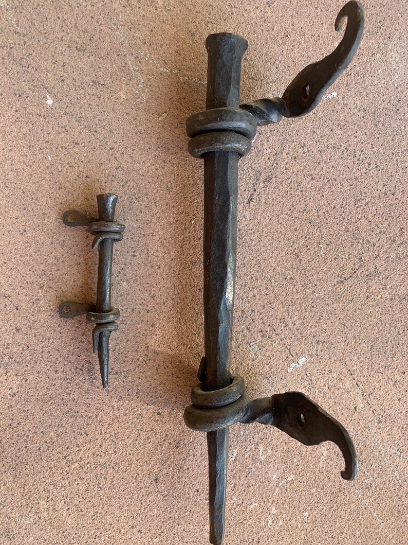Hand Forged Iron Handles. Various Styles. Rustic Handles - Etsy