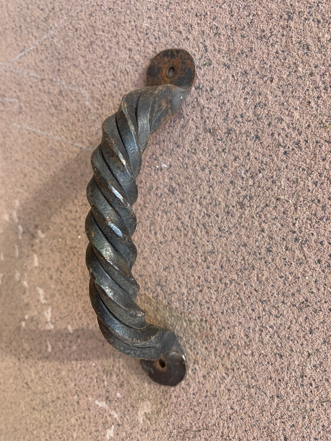 Hand Forged Iron Handles. Various Styles. Rustic Handles, Western ...