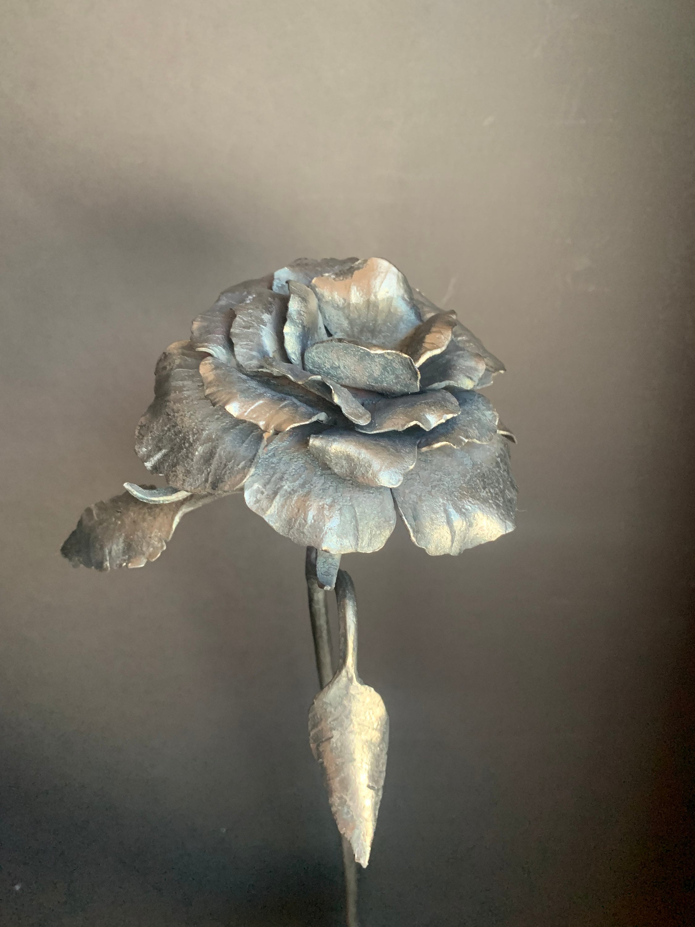Hand Forged Steel Flower. Gift for Her. Steel Sculpture - Etsy
