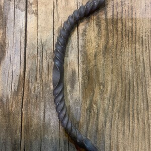 Hand Forged Rustic Reverse Twist Drawer Pulls/cabinet Handles. Door ...