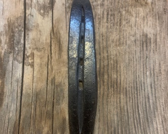 Hand Forged Rustic Twisted Horseshoe Drawer Pulls/cabinet Handles. Door ...